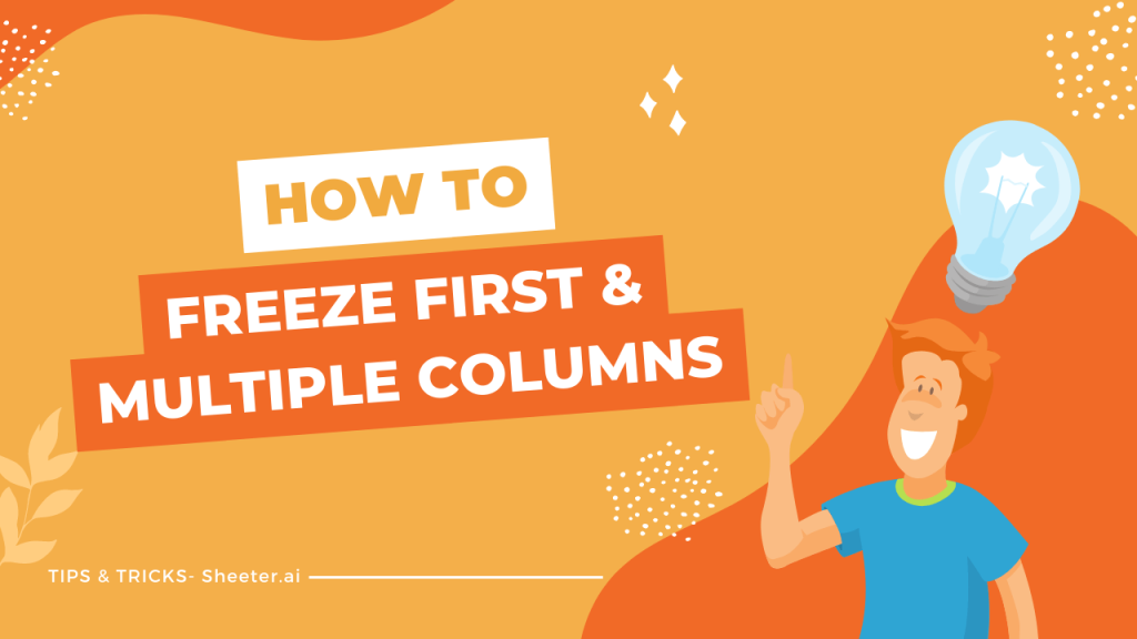 How To Freeze First Multiple Columns In Excel Sheeter