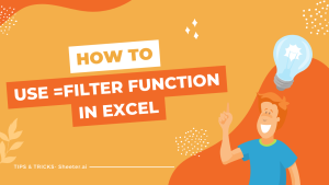 How to Use the FILTER Function in Excel: A Step-by-Step Guide - Sheeter